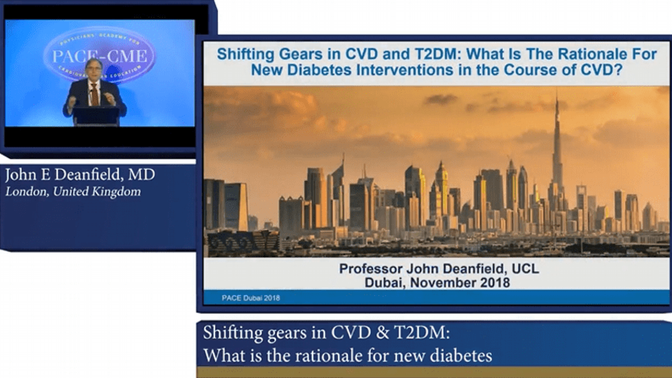 Lecture: Shifting gears in CVD & T2DM: What is the rationale for new ...