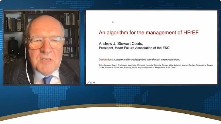 Recommendations for treatment algorithm of HFrEF - PACE-CME