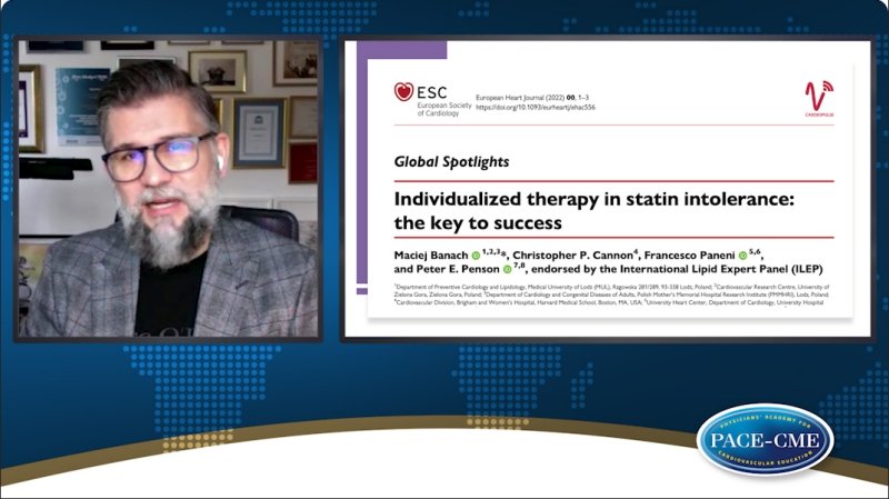 Guidance for an individualized statin intolerance approach - PACE-CME