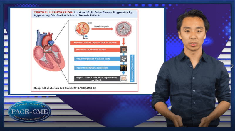 Lp(a) and calcification in aortic stenosis - PACE-CME