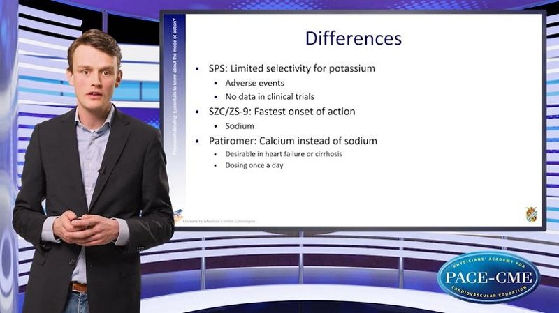 Mode of action of potassium binders - PACE-CME